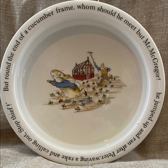 Wedgwood | Other | Wedgwood Beatrix Potter Peter Rabbit Porringer Bowl ...